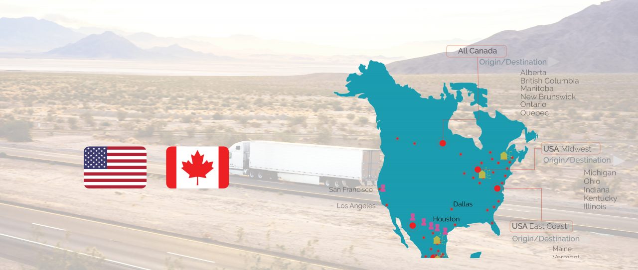 freight-shipping-lane-usa-canada - Mexicom Logistics