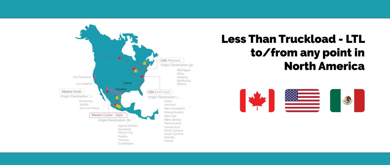 ltl-across-north-america - Mexicom Logistics