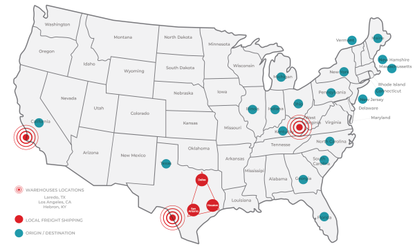 Services for Mexicom USA - Mexicom Logistics