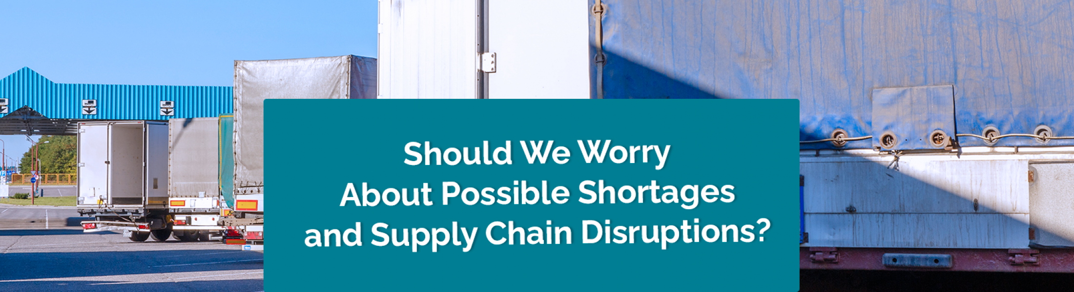 Should We Worry About Possible Shortages and Supply Chain Disruptions ...